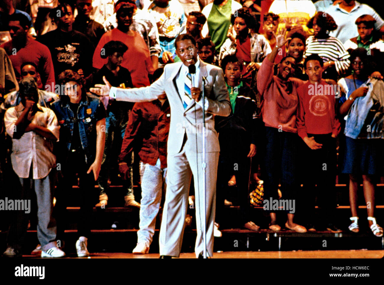 LEAN ON ME, Morgan Freeman, Michael Imperioli, and cast, 1989 Stock ...