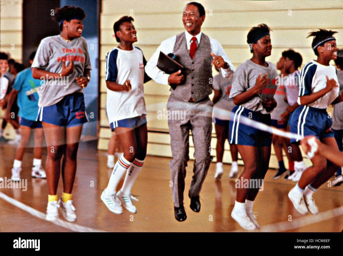 LEAN ON ME, Morgan Freeman and cast, 1989 Stock Photo - Alamy