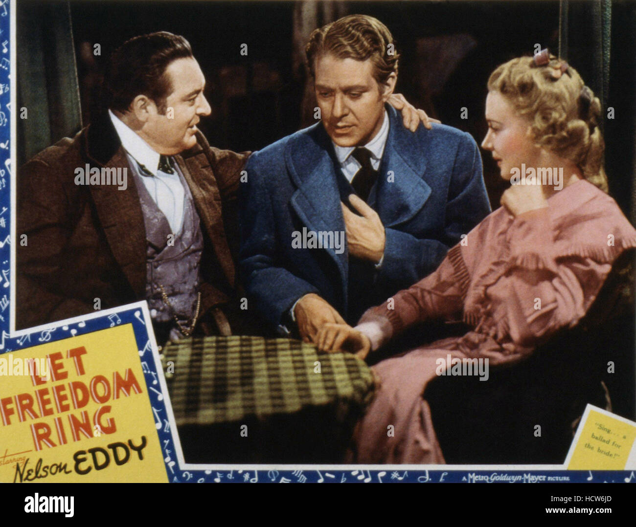 LET FREEDOM RING, Edward Arnold, Nelson Eddy, Virginia Bruce, 1939 Stock Photo - Alamy