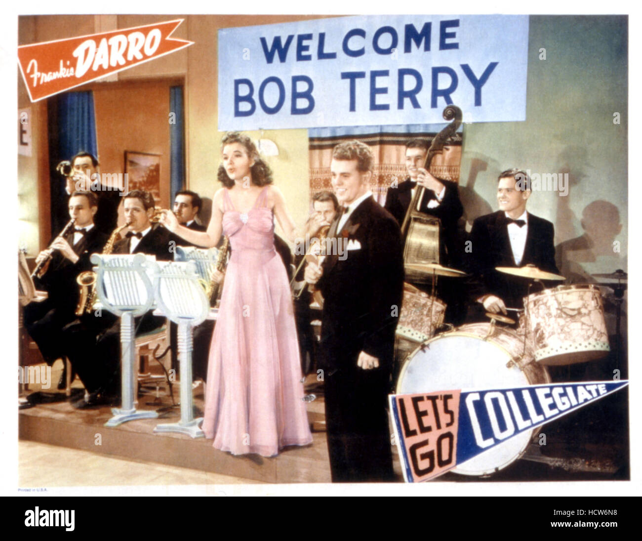 LET'S GO COLLEGIATE, Gale Storm, Jackie Moran, 1941 Stock Photo - Alamy