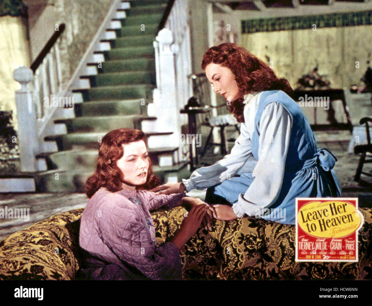 LEAVE HER TO HEAVEN, Gene Tierney, Jeanne Crain, 1945. TM and Copyright ...