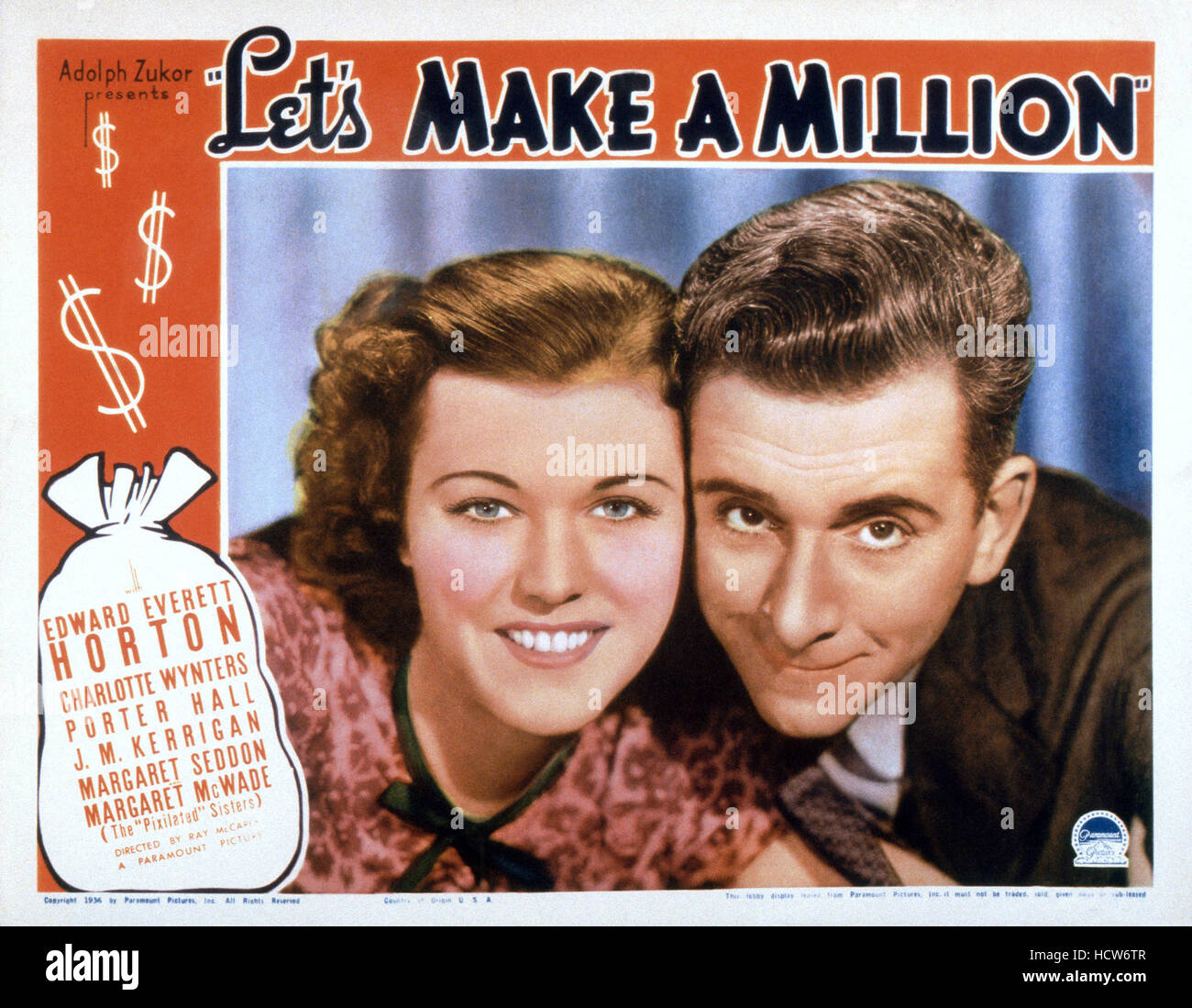 LET'S MAKE A MILLION, from left: Charlotte Wynter, Edward Everett ...