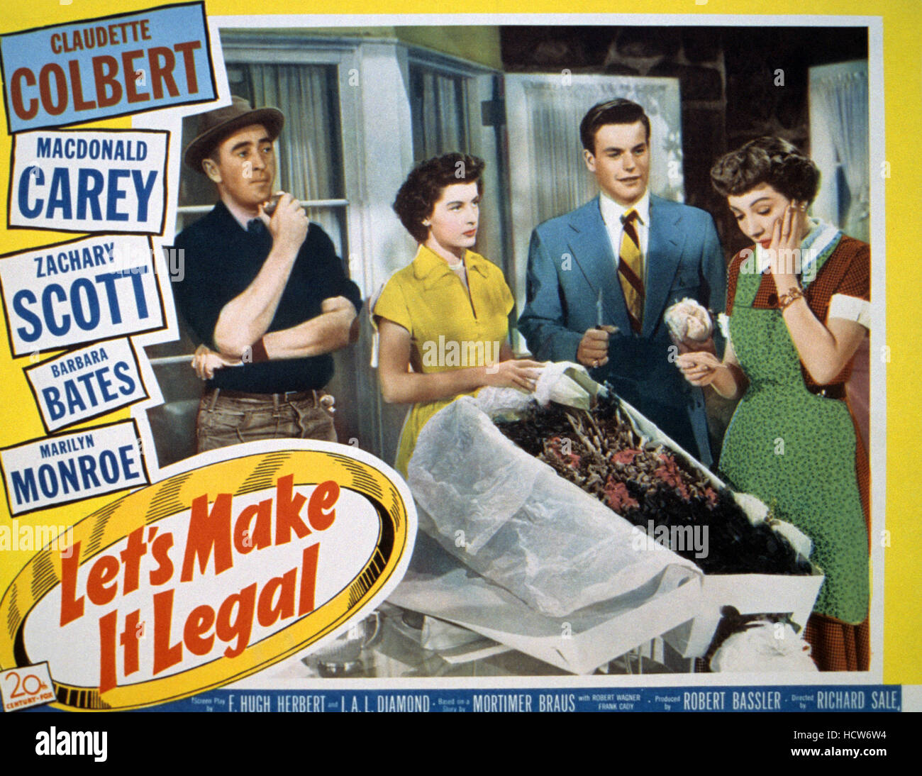 LET'S MAKE IT LEGAL, from left: MacDonald Carey, Barbara Bates, Robert ...