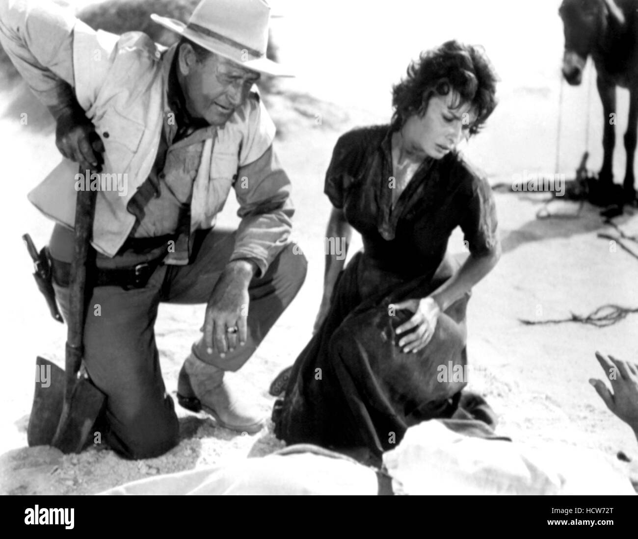 LEGEND OF THE LOST, John Wayne, Sophia Loren, 1957 Stock Photo - Alamy