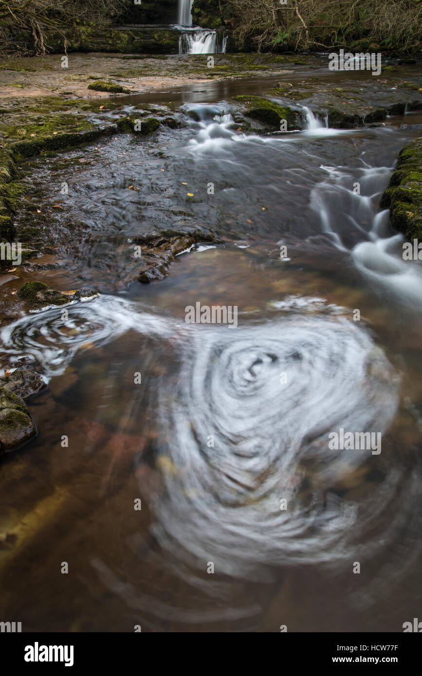 Beautiful waterfall landscape image in forest during Autumn Fall Stock ...