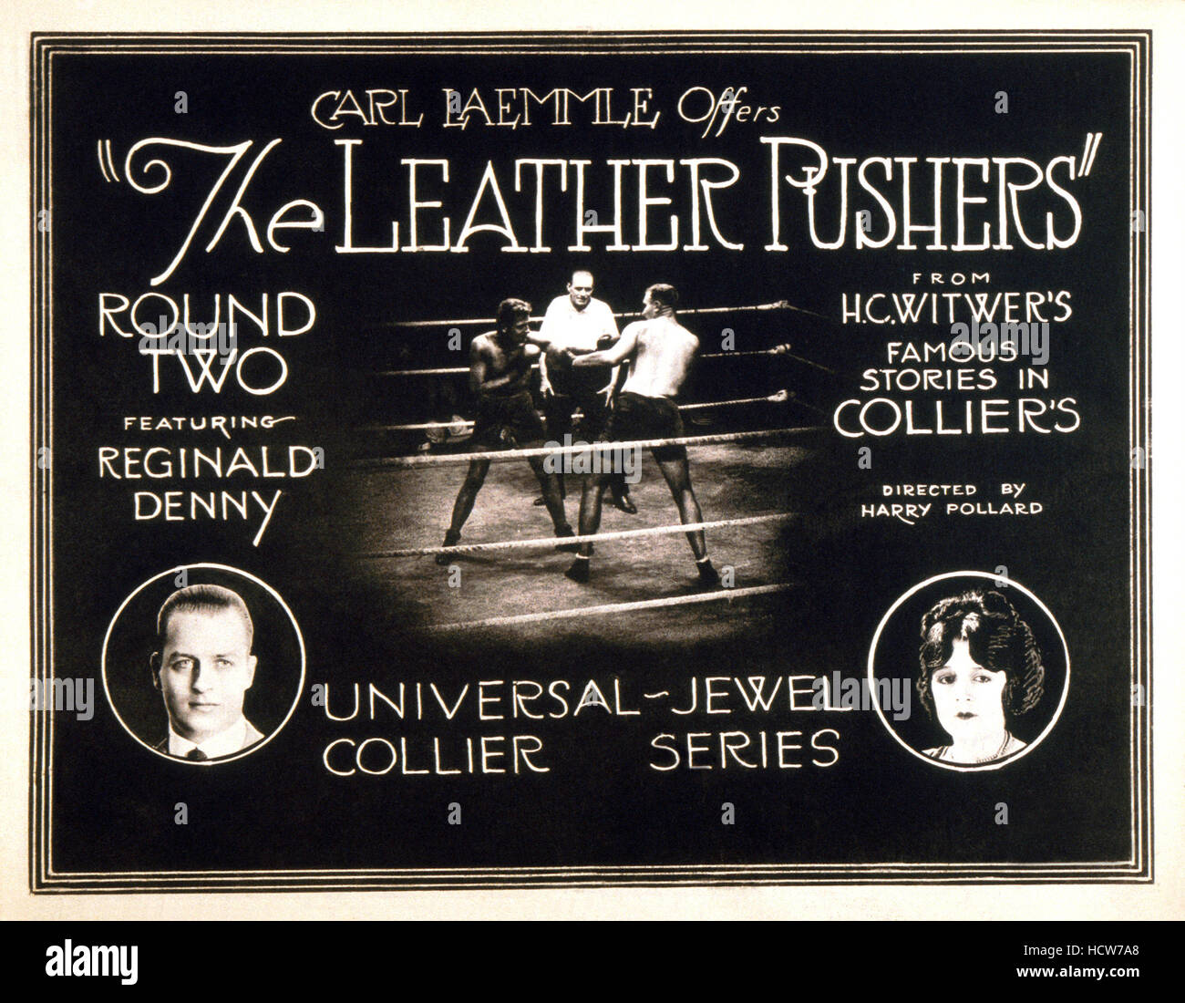 THE LEATHER PUSHER, Reginald Denny (bottom left), 'Round Two,' 1922 ...