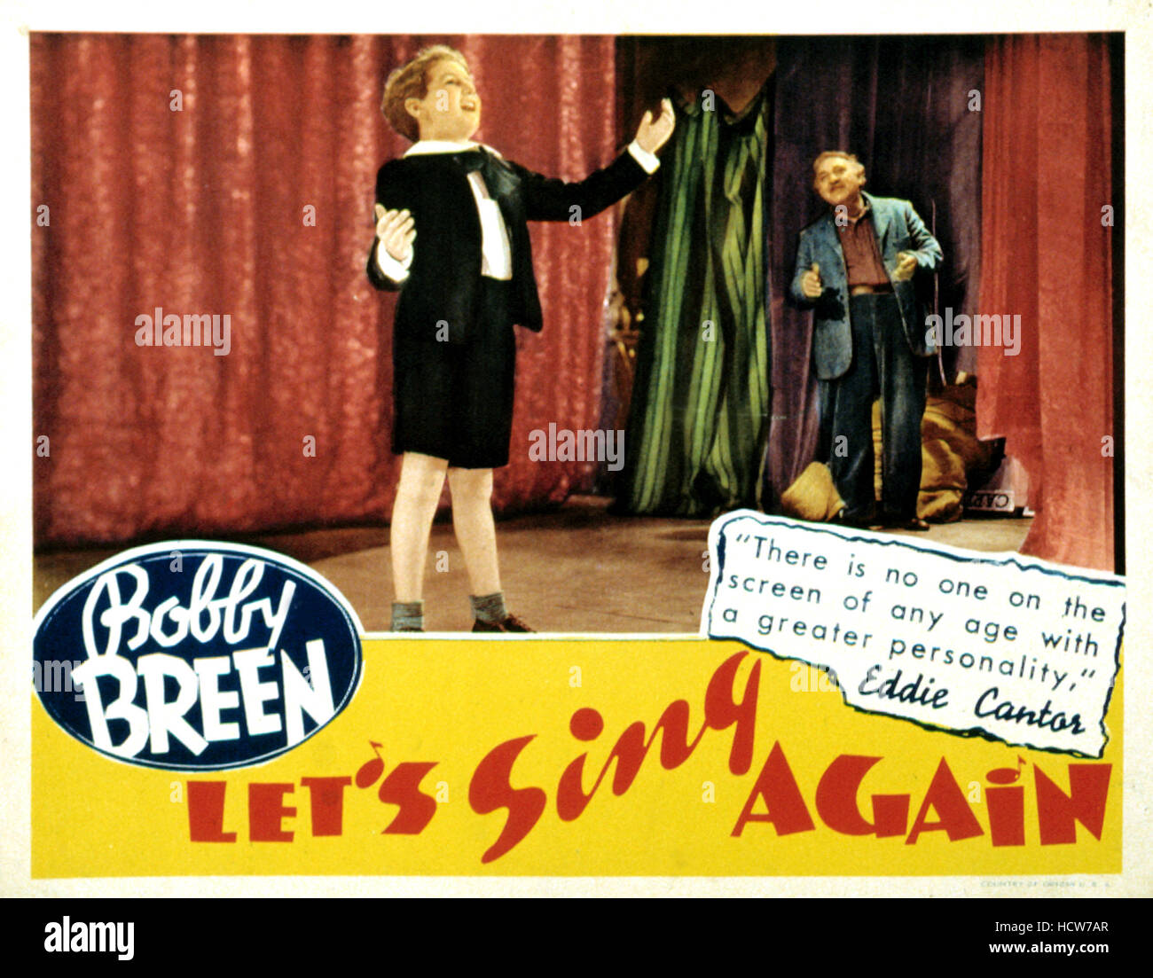 LET'S SING AGAIN, Bobby Breen, Henry Armetta, 1936 Stock Photo - Alamy