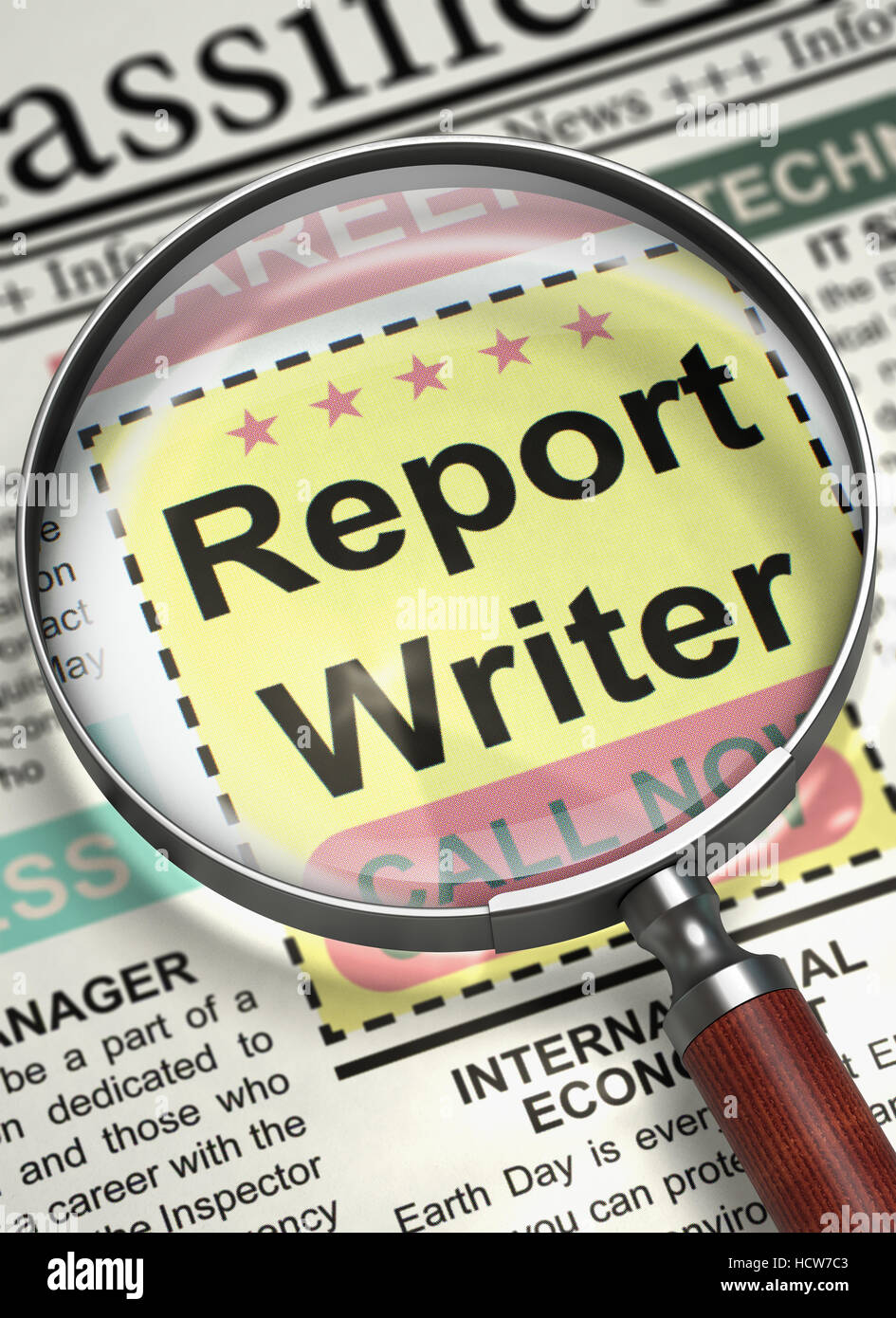 Report Writer - Jobs in Newspaper. Newspaper with Advertisements and ...