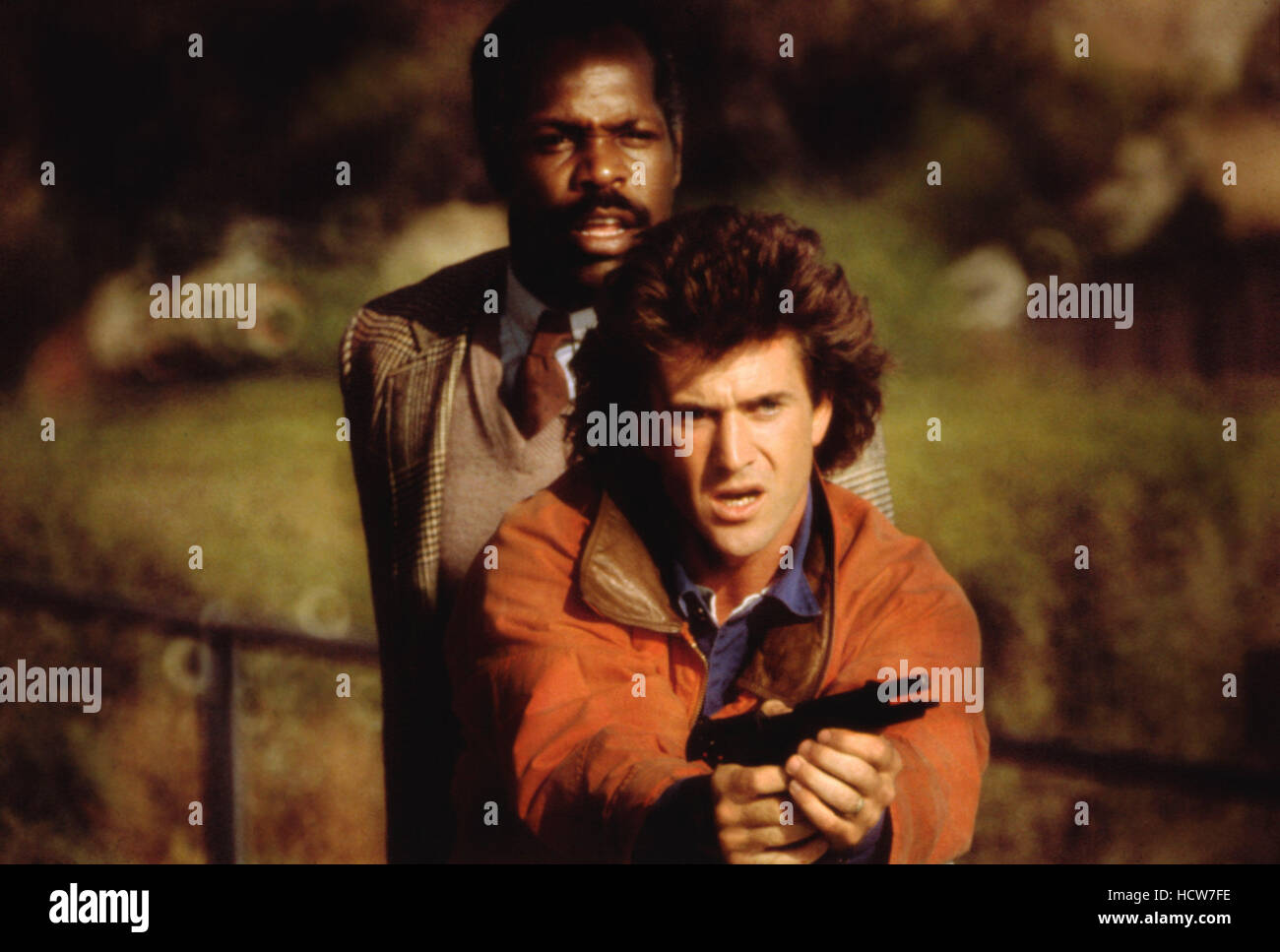 LETHAL WEAPON, Danny Glover, Mel Gibson, 1987 Stock Photo - Alamy