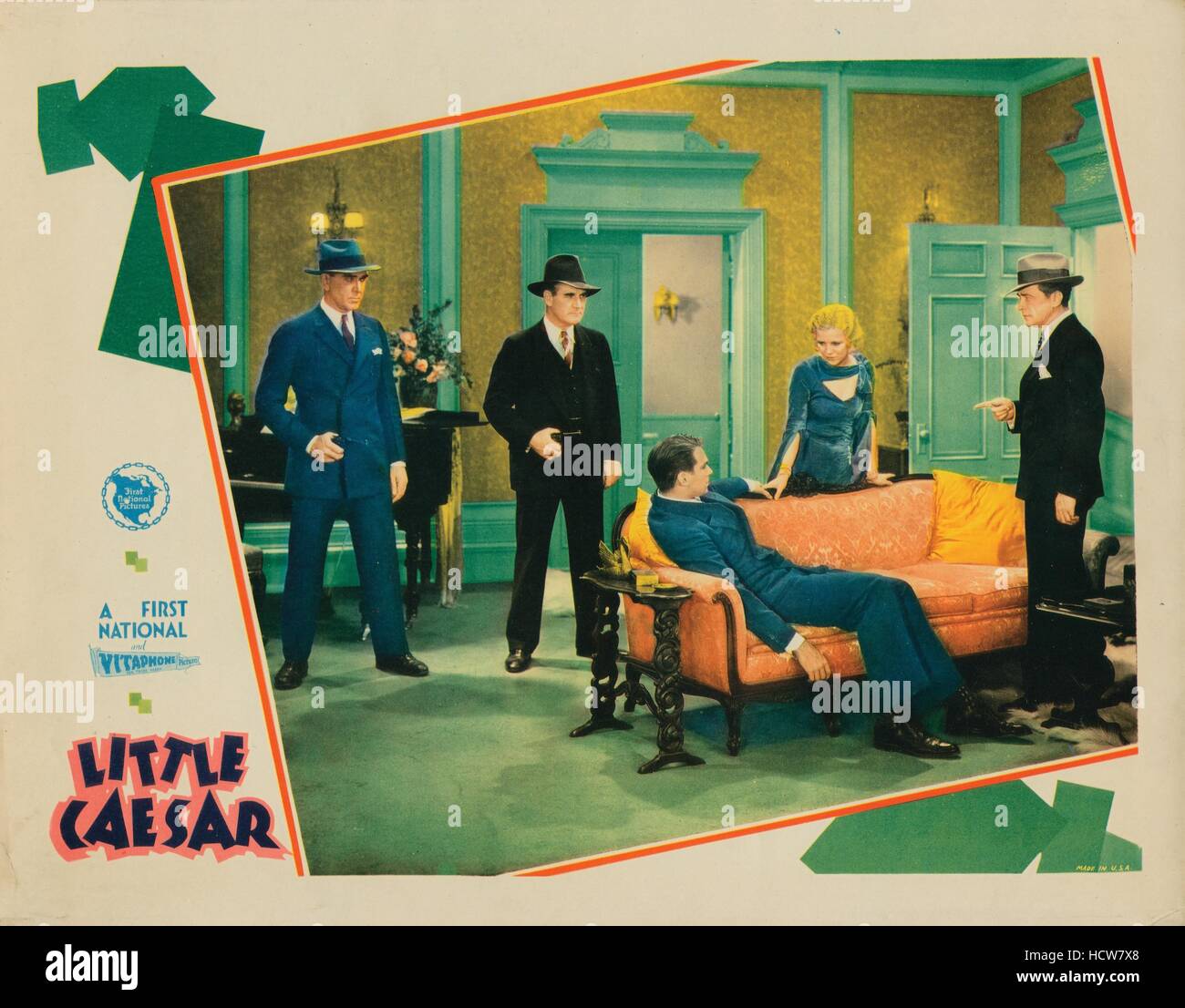 LITTLE CAESAR, Douglas Fairbanks, Jr., Glenda Farrell, 1931 Stock Photo ...