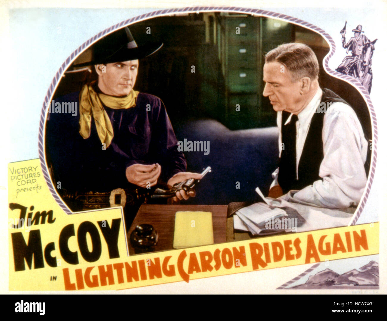 LIGHTNING CARSON RIDES AGAIN, Tim McCoy, 1938 Stock Photo - Alamy