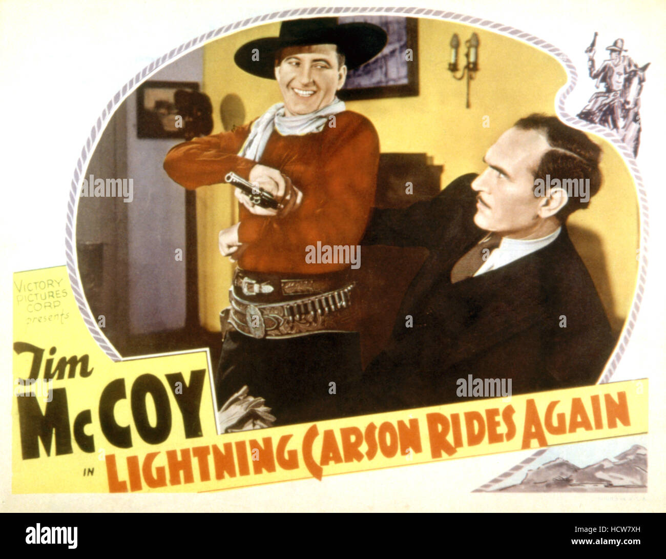 LIGHTNING CARSON RIDES AGAIN, Tim McCoy, 1938 Stock Photo - Alamy