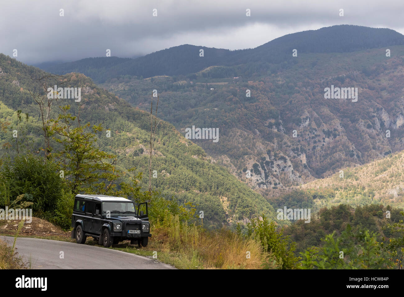 The stunning medieval hilltop village of Montefegatesi is surrounded by ...