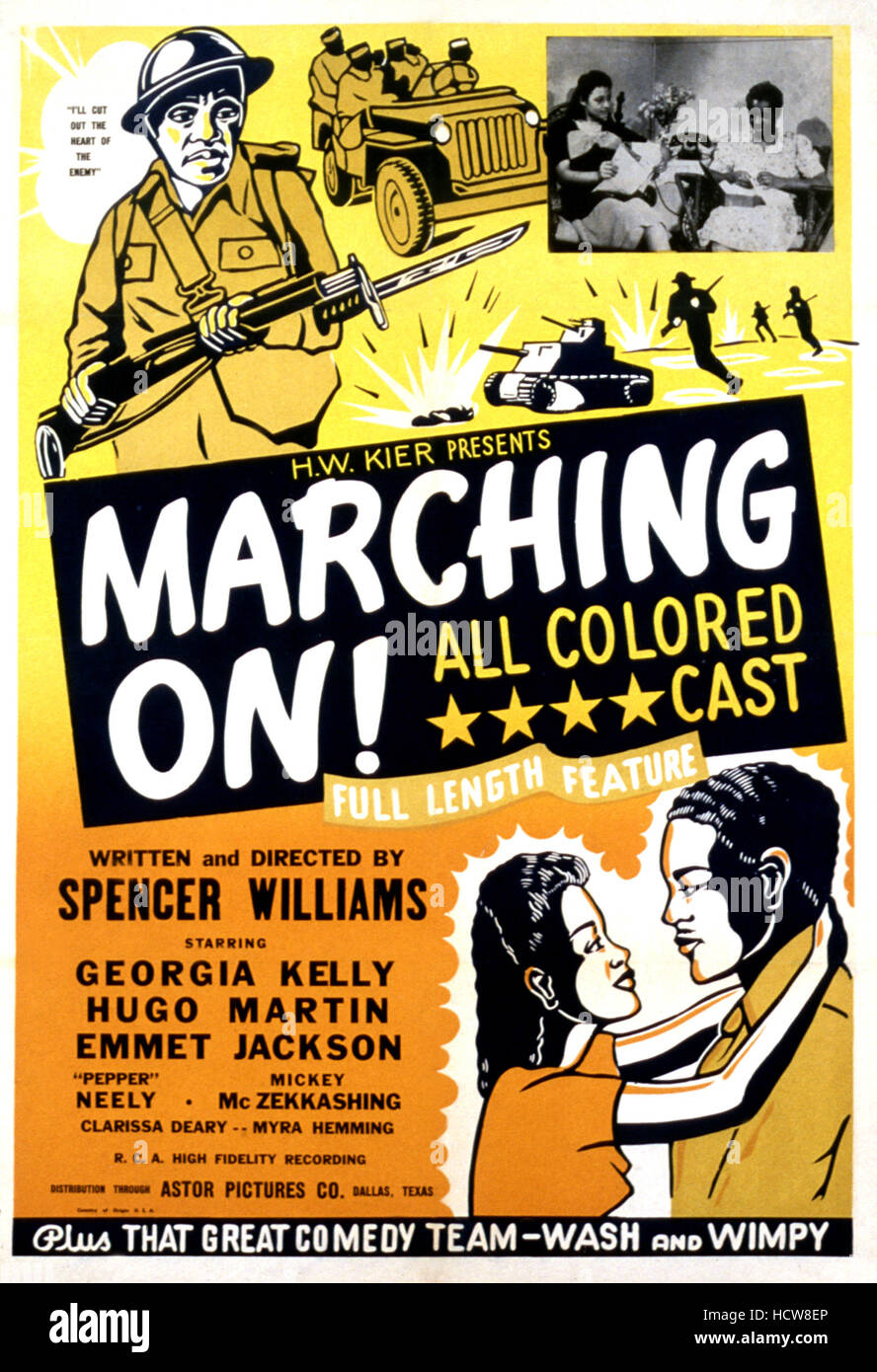 MARCHING ON! (aka, WHERE'S MY MAN TO-NITE?), top right corner from left ...