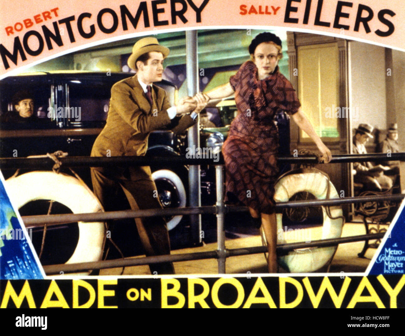 MADE ON BROADWAY, foreground l-r: Robert Montgomery, Sally Eilers on ...