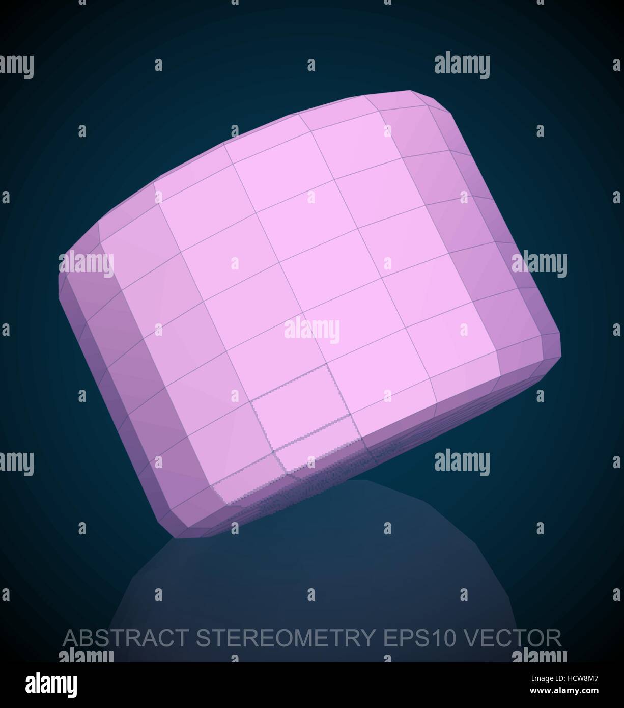 Low poly cylinder hi-res stock photography and images - Alamy