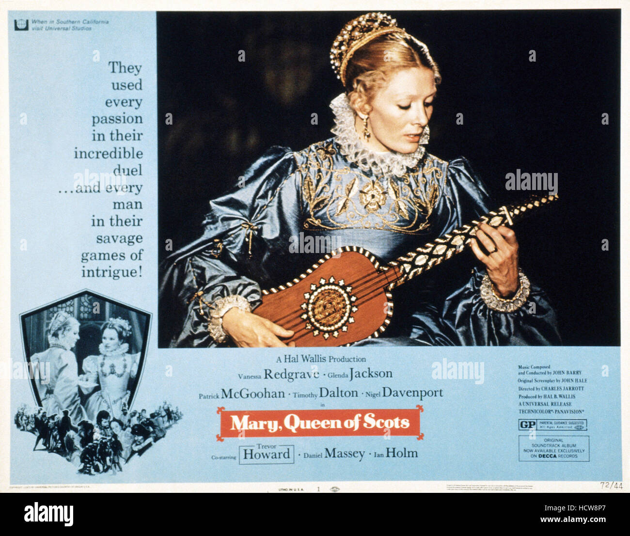 MARY, QUEEN OF SCOTS, Vanessa Redgrave as Mary Queen of Scots, bottom ...