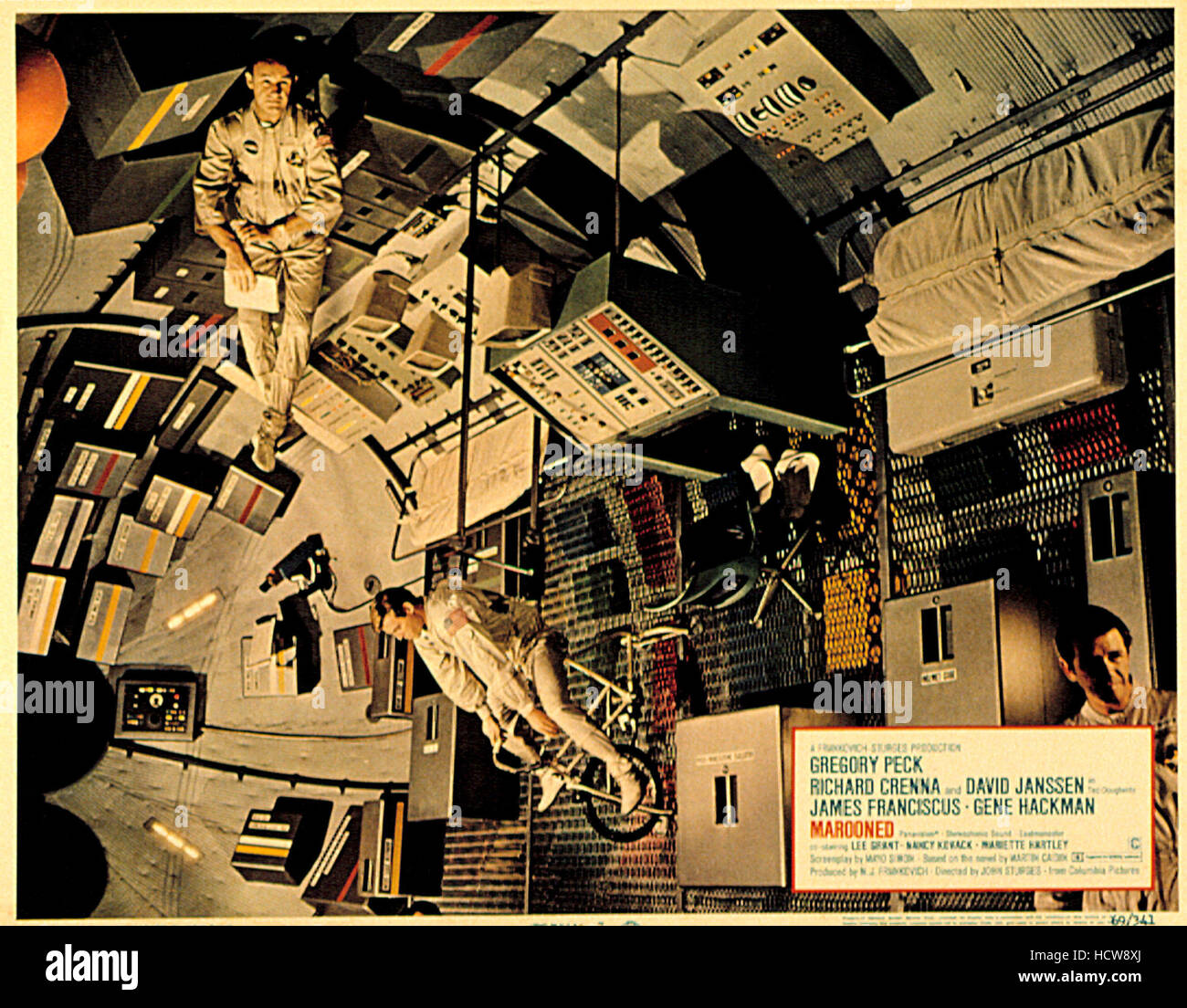 MAROONED, Gene Hackman, James Franciscus, Richard Crenna, 1969 Stock ...