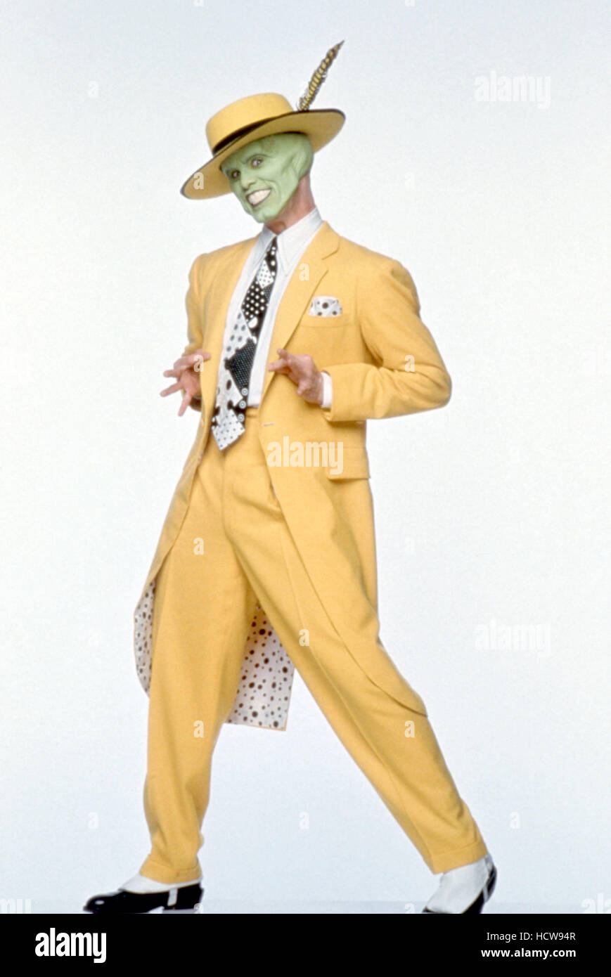 THE MASK, Jim Carrey, 1994, ©New Line Cinema / Everett Collection Stock ...
