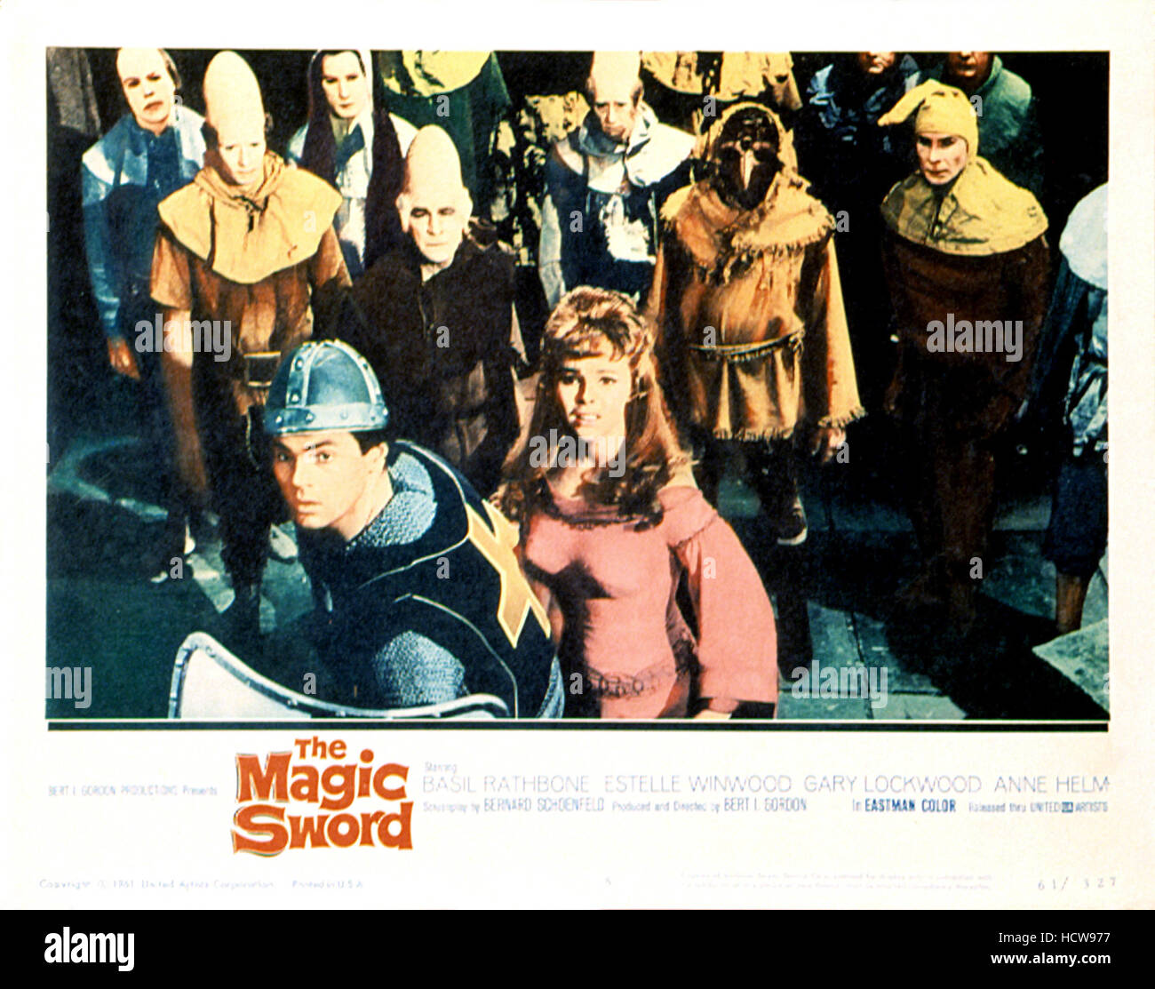 THE MAGIC SWORD, Gary Lockwood, Anne Helm, 1962 Stock Photo - Alamy