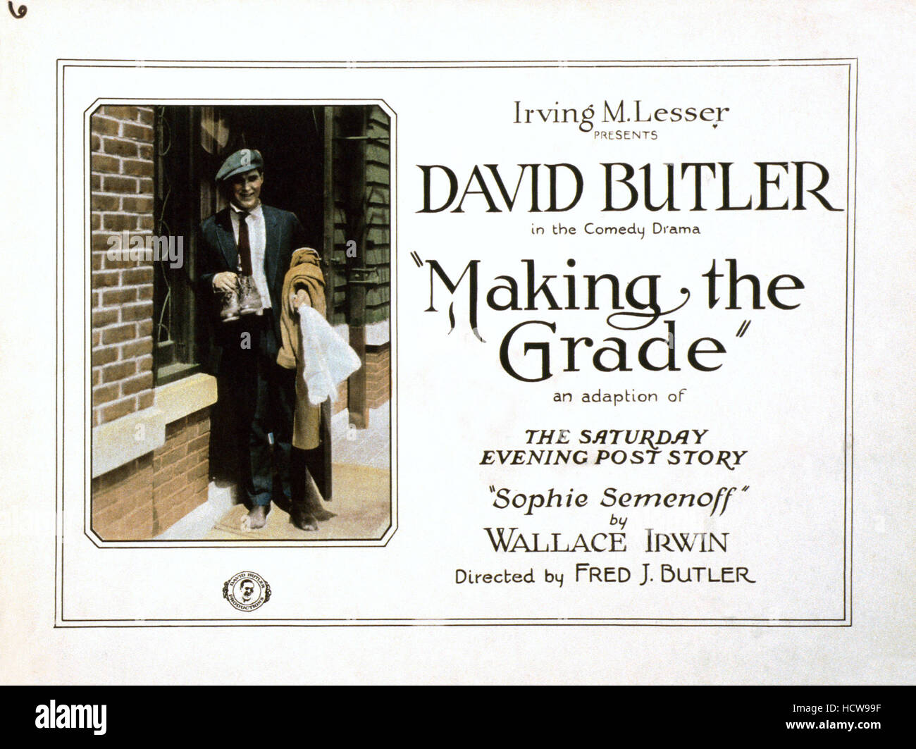 MAKING THE GRADE, David Butler, 1921 Stock Photo - Alamy