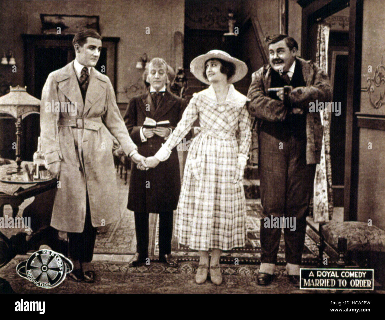 MARRIED TO ORDER, Charley Chase, Rosemary Theby, 1920 Stock Photo - Alamy