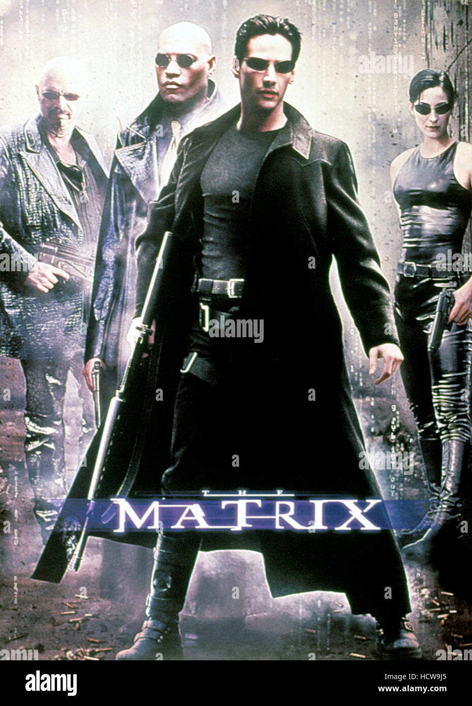 THE MATRIX, Joe Pantoliano, Laurence Fishburne, Keanu Reeves, Carrie ...