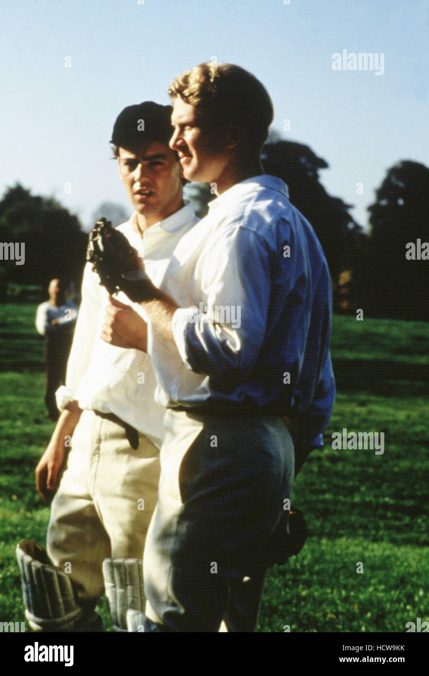 MAURICE, Hugh Grant, James Wilby, 1987, playing fields of England Stock ...