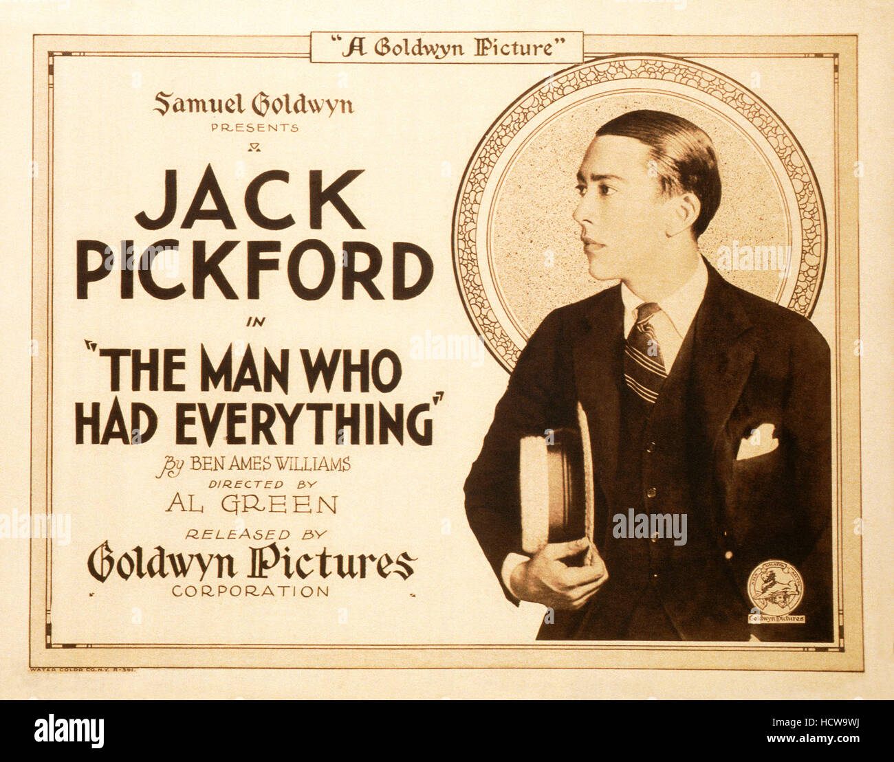 THE MAN WHO HAD EVERYTHING, Jack Pickford, 1920 Stock Photo - Alamy