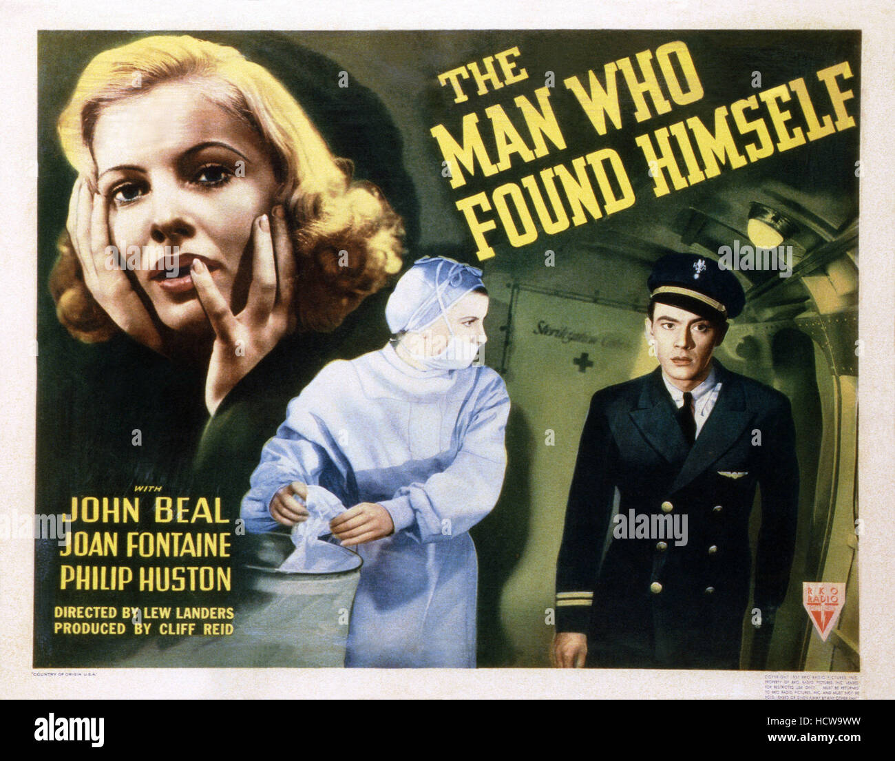 THE MAN WHO FOUND HIMSELF, from left: Joan Fontaine, John Beal, 1937 Stock Photo - Alamy