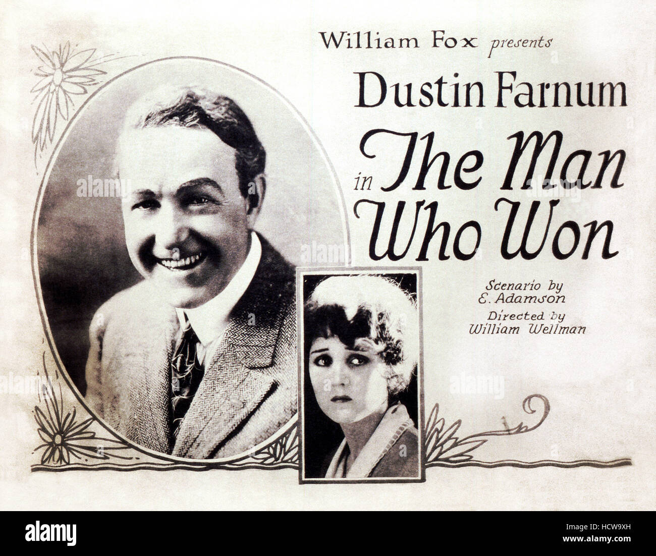 THE MAN WHO WON, from left: Dustin Farnum, Jacqueline Gadsden, 1923 ...
