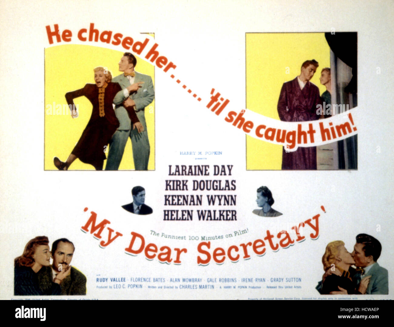 MY DEAR SECRETARY, Helen Walker, Keenan Wynn, Laraine Day, Kirk Douglas ...