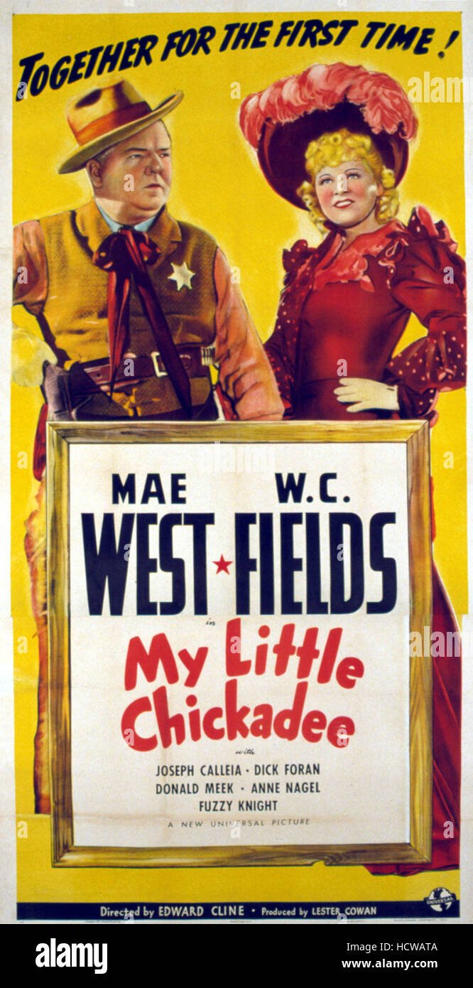 MY LITTLE CHICKADEE, W. C. Fields, Mae West, 1940 Stock Photo - Alamy