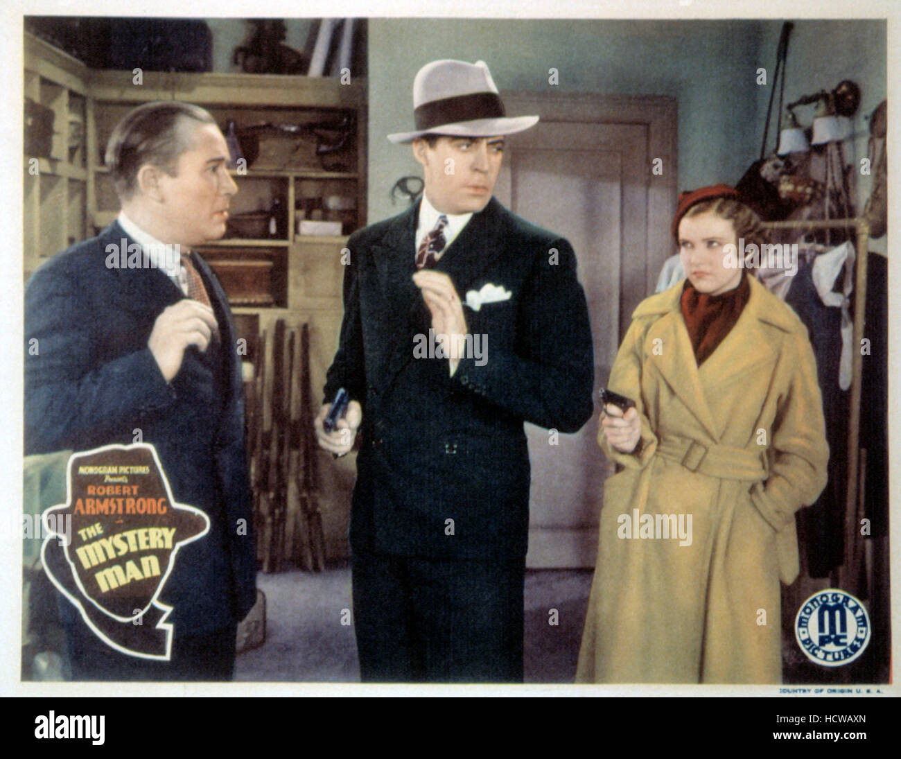 THE MYSTERY MAN, Robert Armstrong, Maxine Doyle, 1935 Stock Photo - Alamy