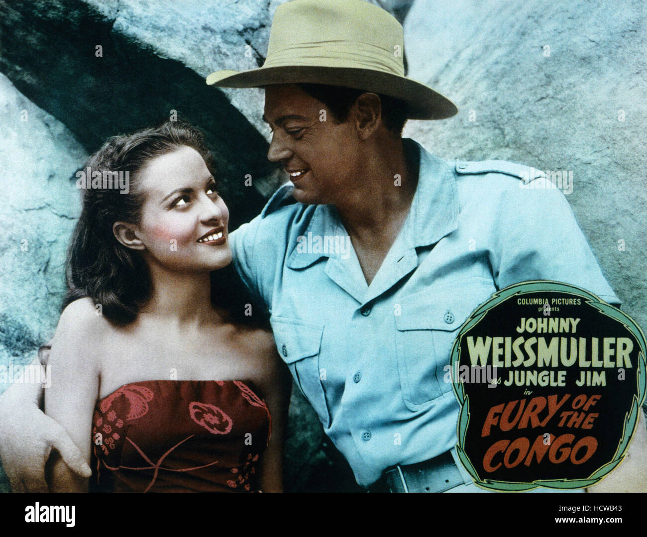 FURY OF THE CONGO, from left, Sherry Moreland, Johnny Weissmuller, (as ...