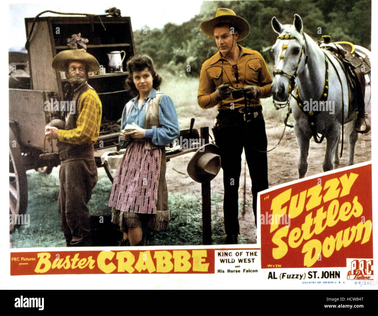 FUZZY SETTLES DOWN, Al St. John, Patty McCarthy, Buster Crabbe, 1944 ...