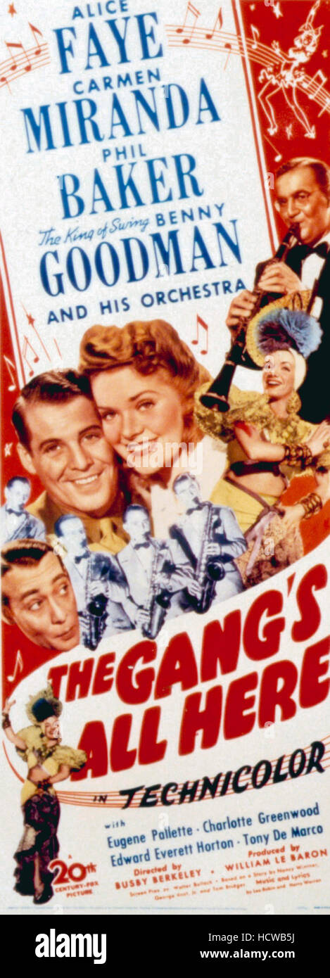 THE GANG'S ALL HERE, James Ellison, Alice Faye, 1943. TM and Copyright ...