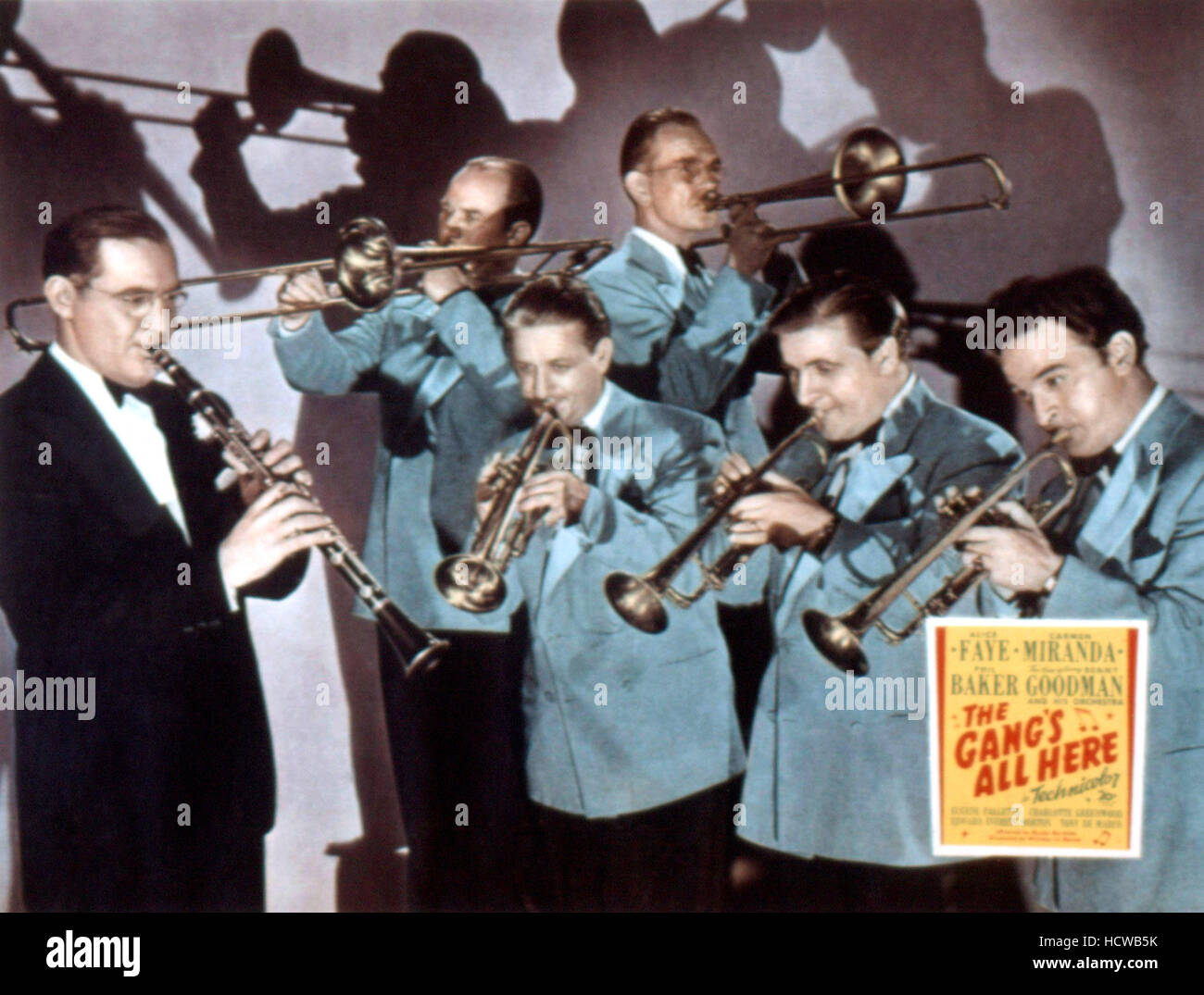 THE GANG'S ALL HERE, The Benny Goodman Orchestra, (Goodman, left, on ...