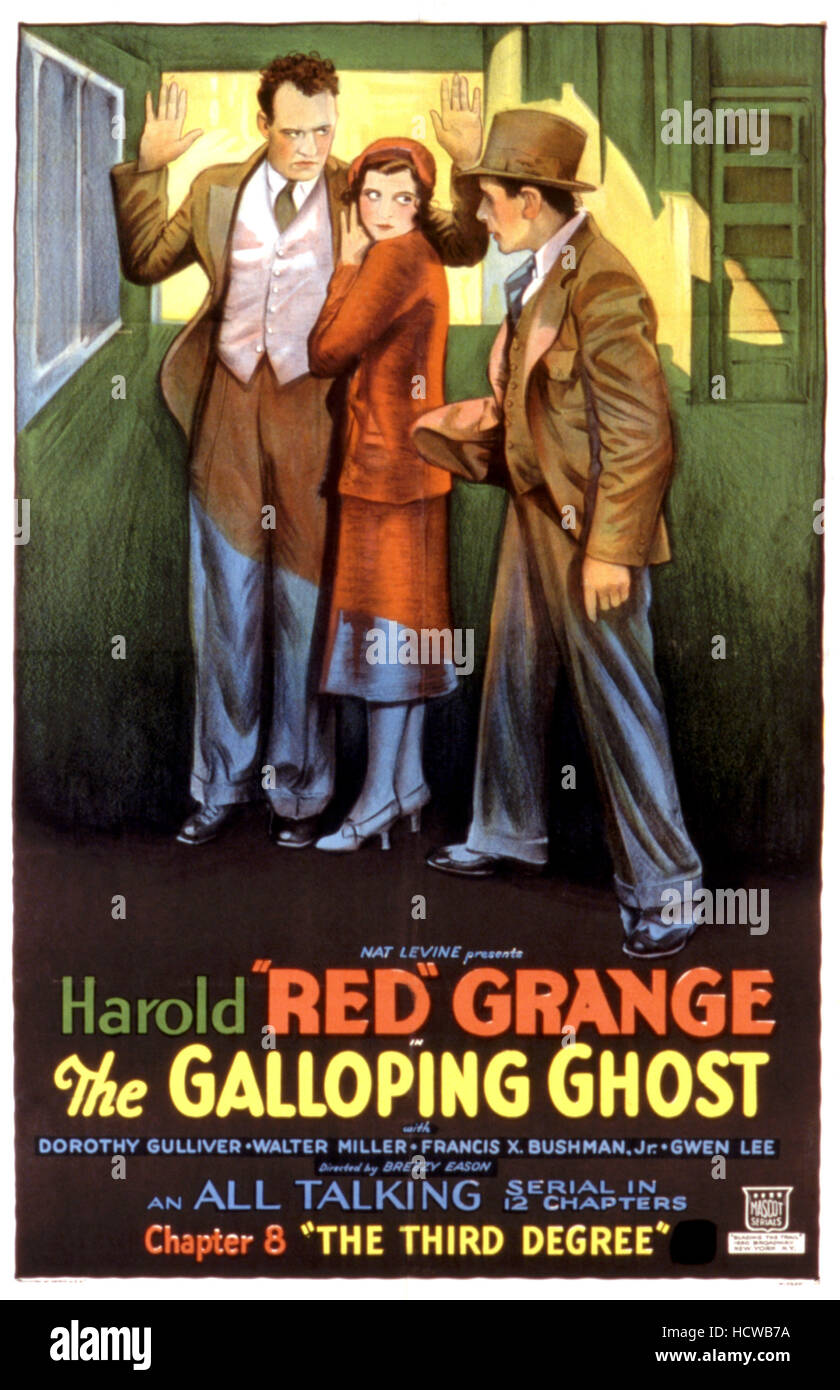 THE GALLOPING GHOST, Red Grange, Dorothy Gulliver, 1931 Stock Photo - Alamy