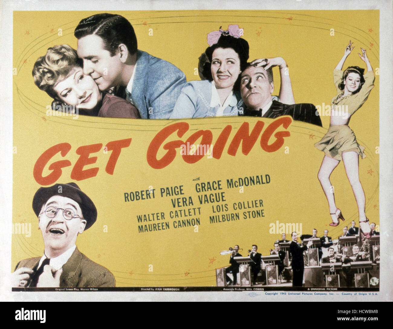 GET GOING, Walter Catlett (bottom), top from left: Grace McDonald ...