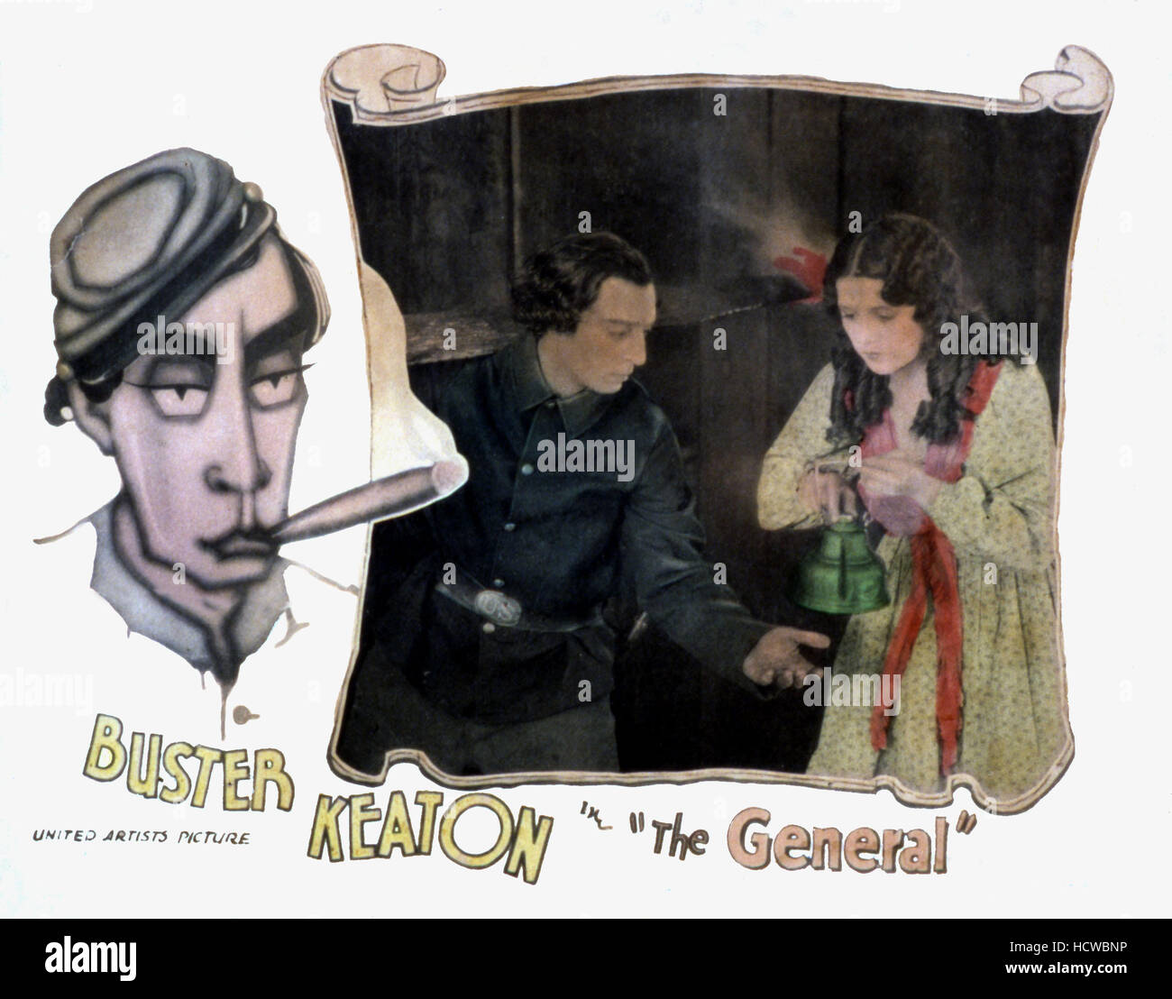 THE GENERAL, Poster Art, Buster Keaton, 1927 Stock Photo - Alamy