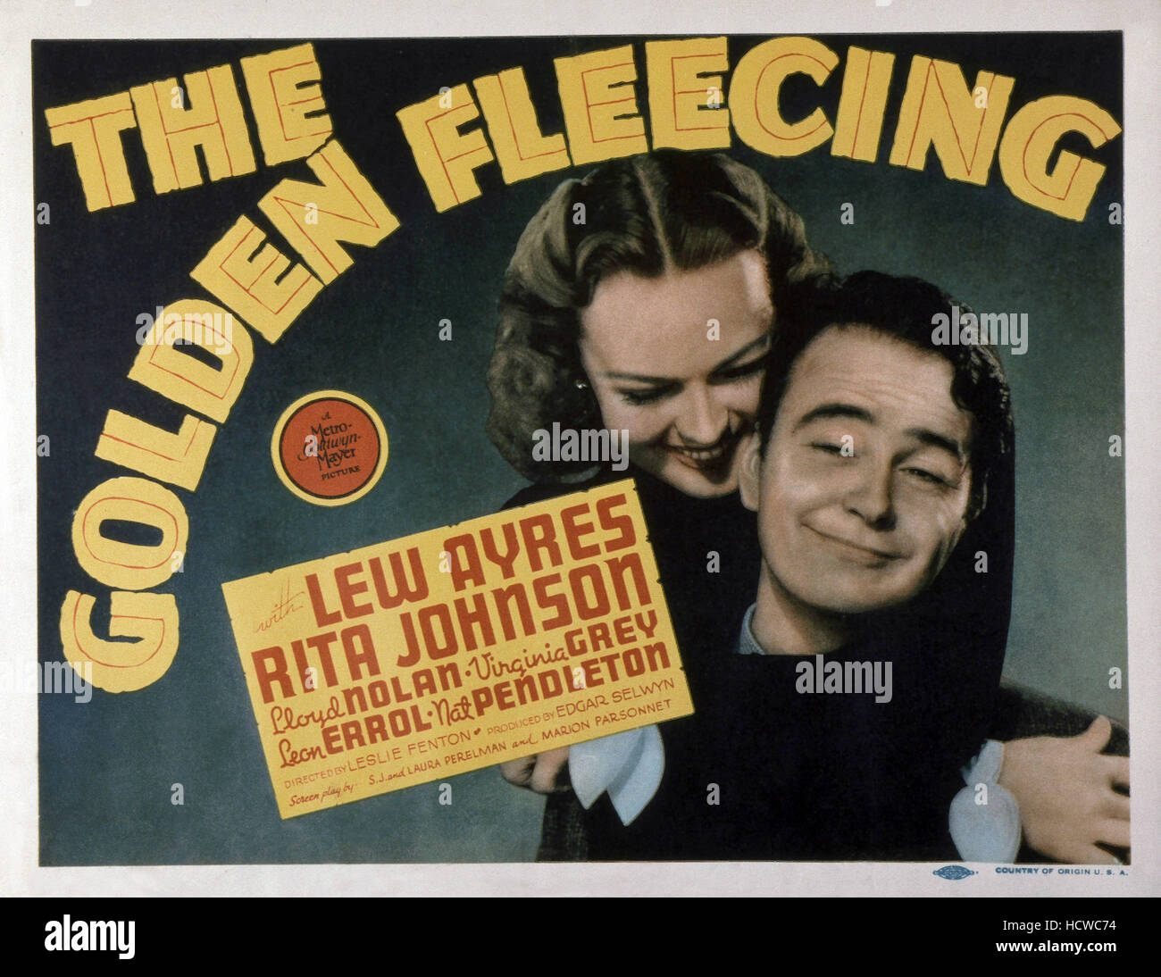 THE GOLDEN FLEECING, from left: Rita Johnson, Lew Ayres, 1940 Stock ...