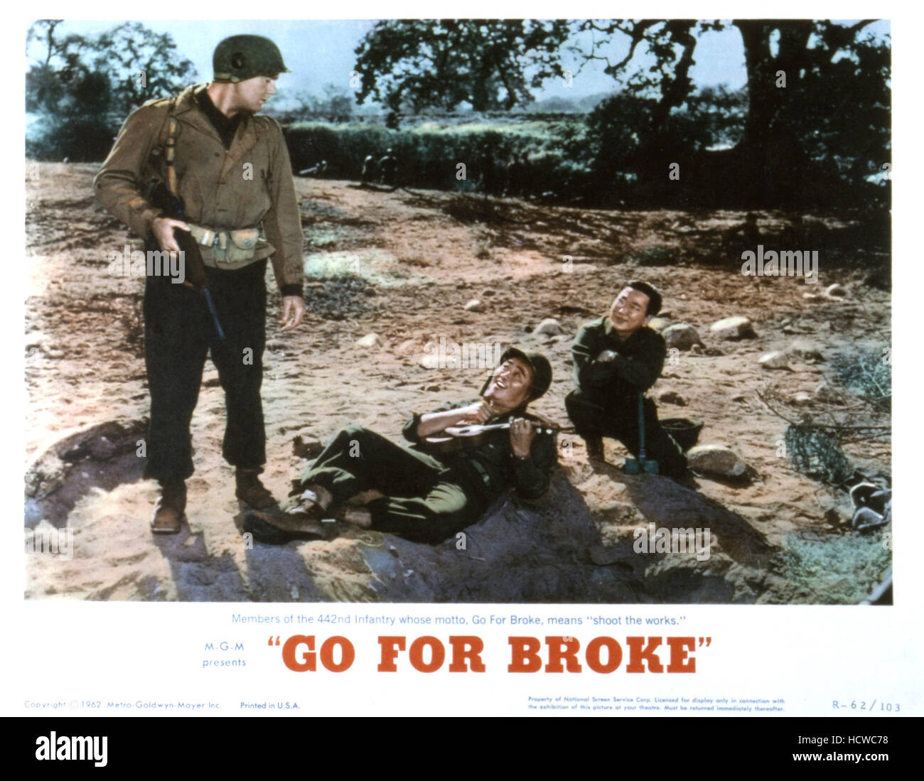 GO FOR BROKE!, 1951 Stock Photo - Alamy