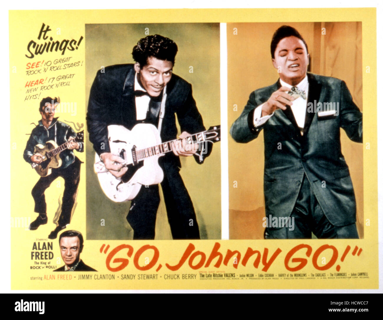 GO, JOHNNY, GO!, Chuck Berry, Jackie Wilson, Alan Freed, 1959 Stock ...