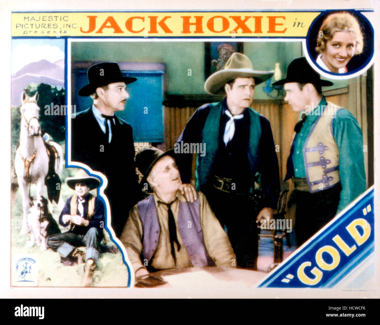 GOLD, Hooper Atchley, Lafe McKee, Jack Hoxie, Jack Clifford, 1932 Stock Photo - Alamy