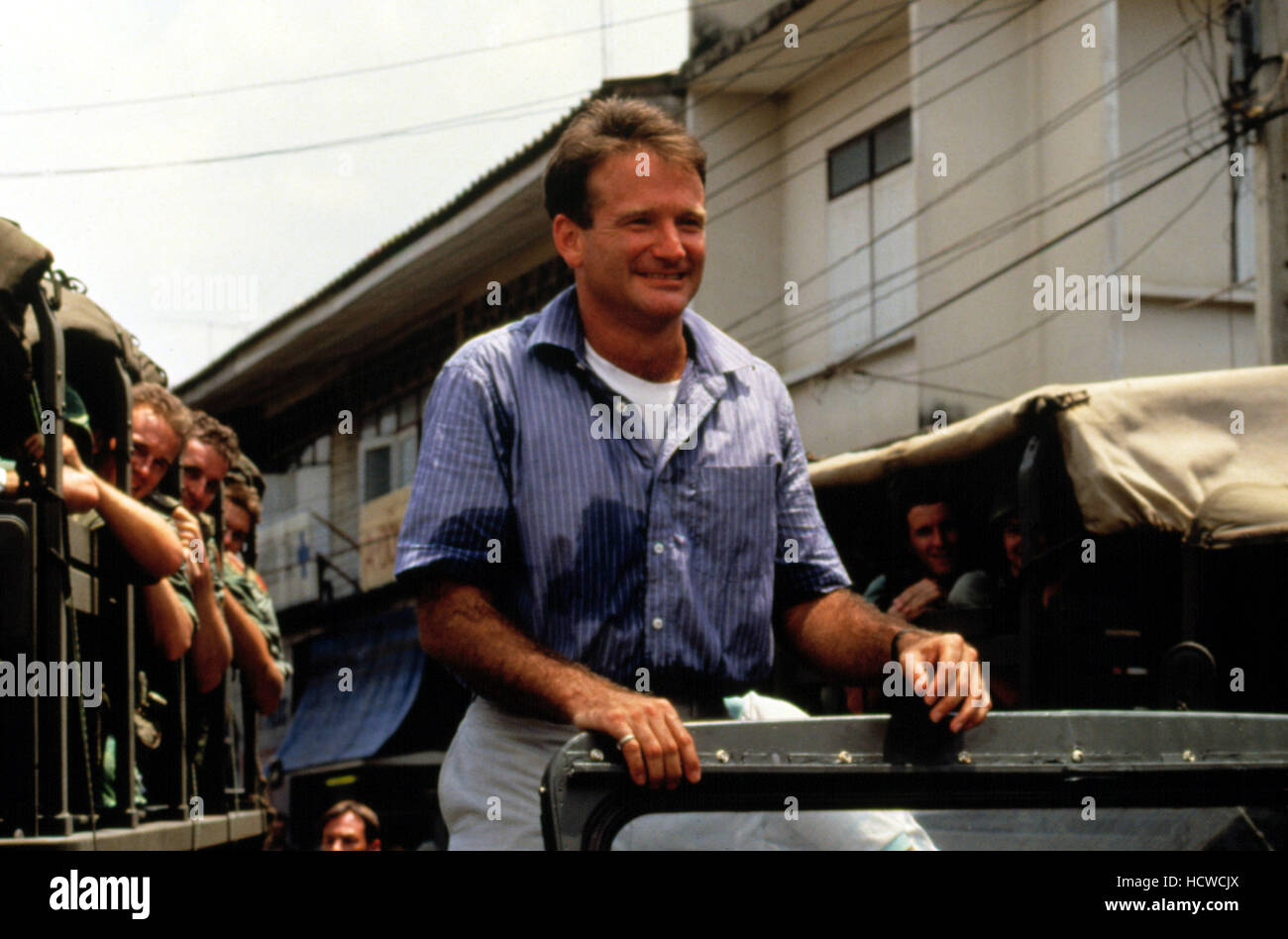 GOOD MORNING VIETNAM, Robin Williams, 1987 Stock Photo - Alamy