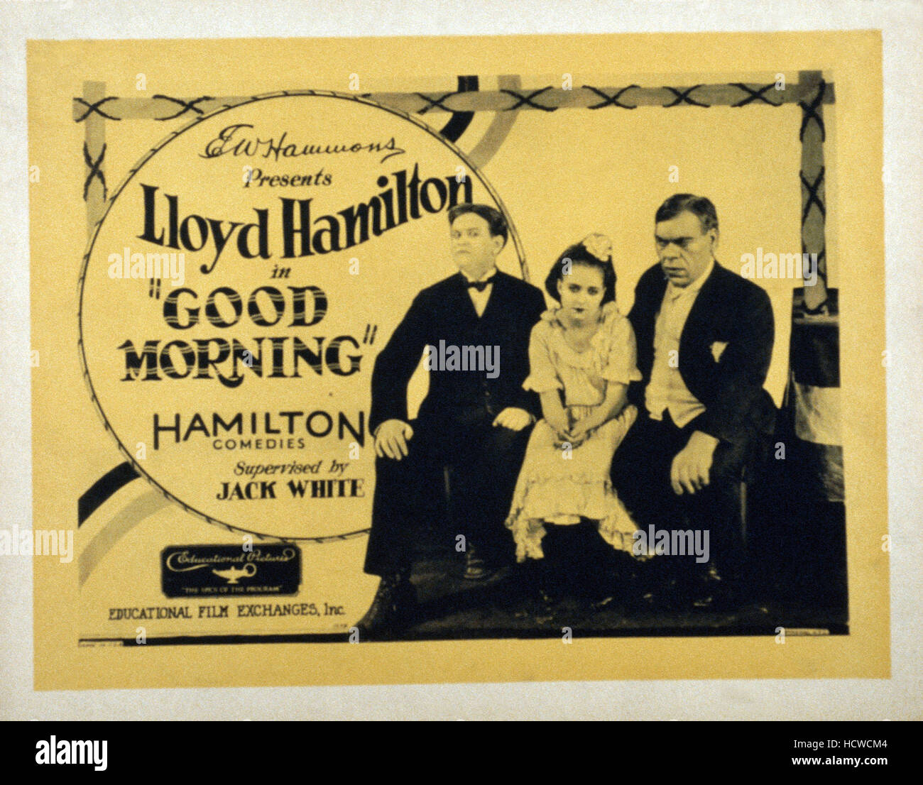 GOOD MORNING, from left: Lloyd Hamilton, Ruth Hiatt, Dick Sutherland ...