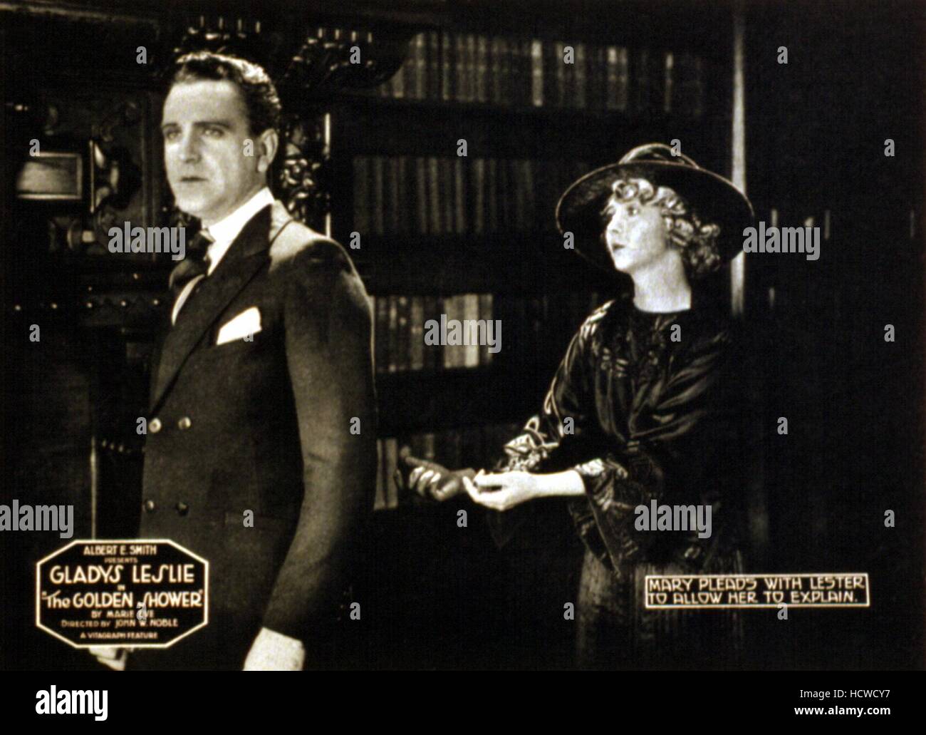 THE GOLDEN SHOWER, Frank Morgan, Gladys Leslie, 1919 Stock Photo - Alamy
