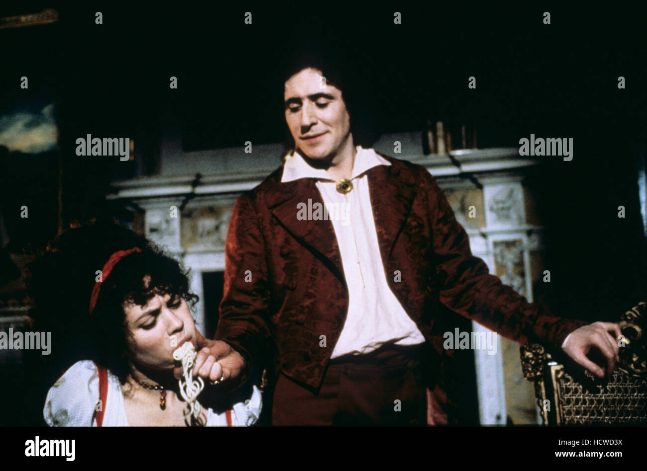 GOTHIC, from left: Miriam Cyr, Gabriel Byrne as Lord Byron, 1986 ...