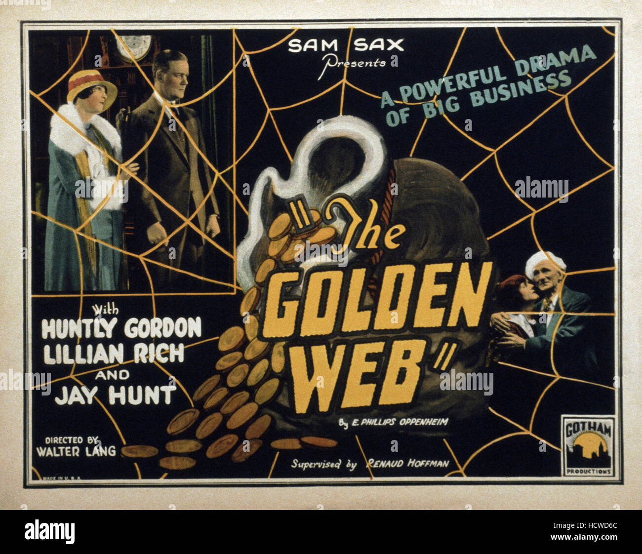 THE GOLDEN WEB, from left: Lillian Rich, Huntley Gordon, Lillian Rich ...